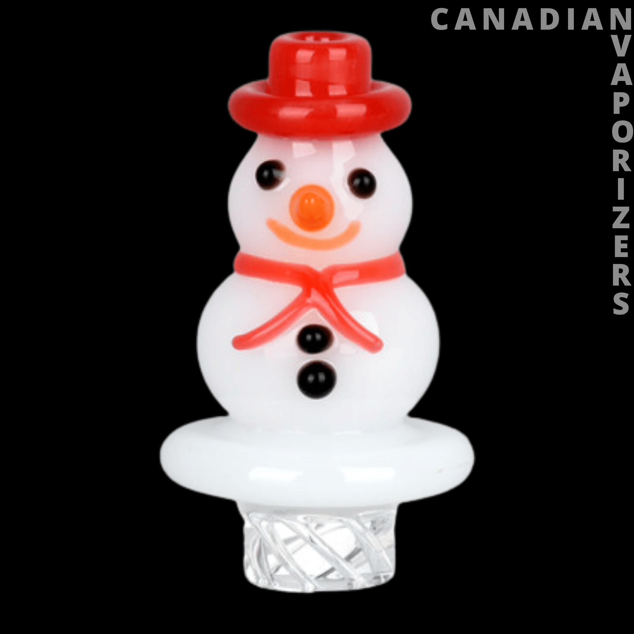 Happy Snowman Vortex Carb Cap - Christmas Carb Cap – Canadian Vaporizers