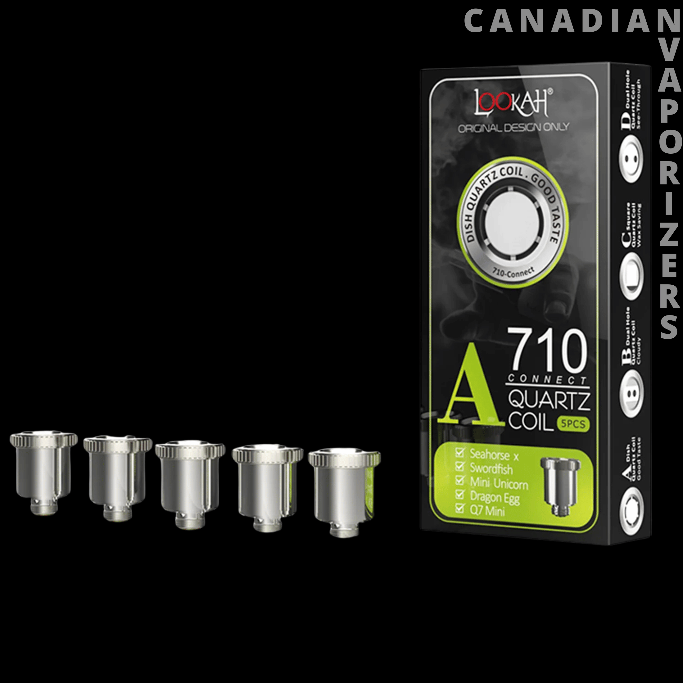 Lookah 710 Quartz Coils (Pack of 5) – Canadian Vaporizers