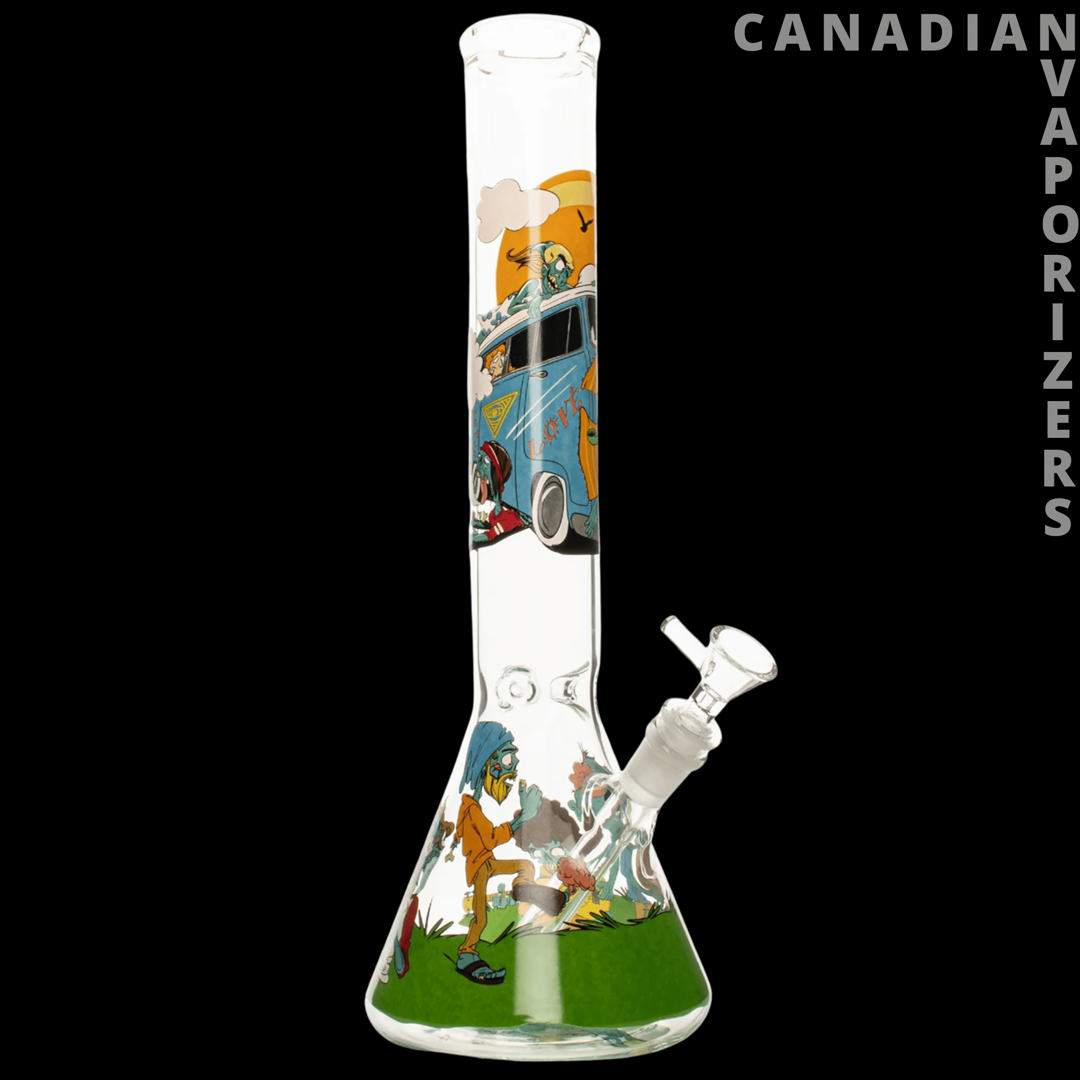 Red Eye Glass 15" Bong of the Living Dead Water Pipe – Canadian Vaporizers