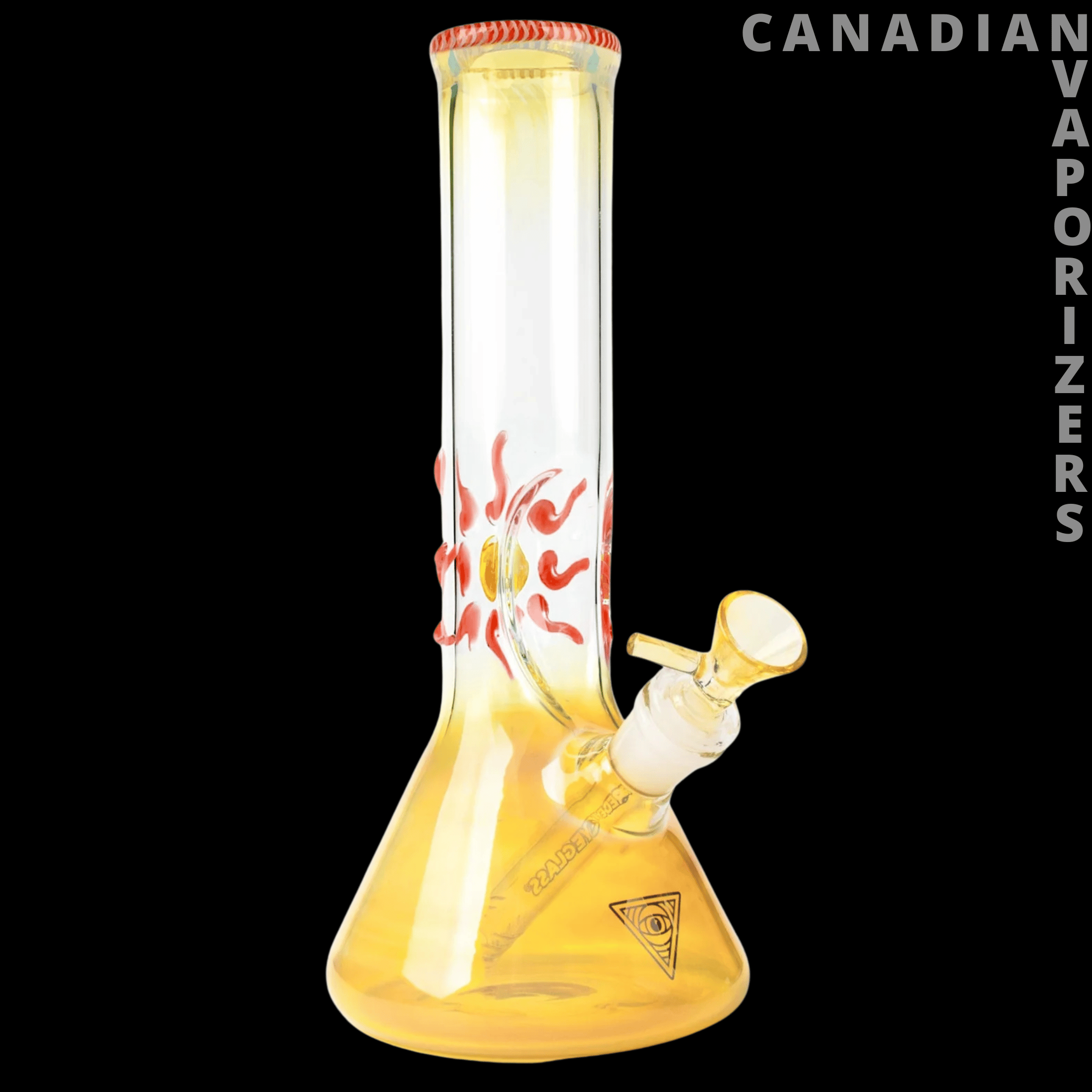 Red Eye Glass 9" Sun Beaker – Canadian Vaporizers
