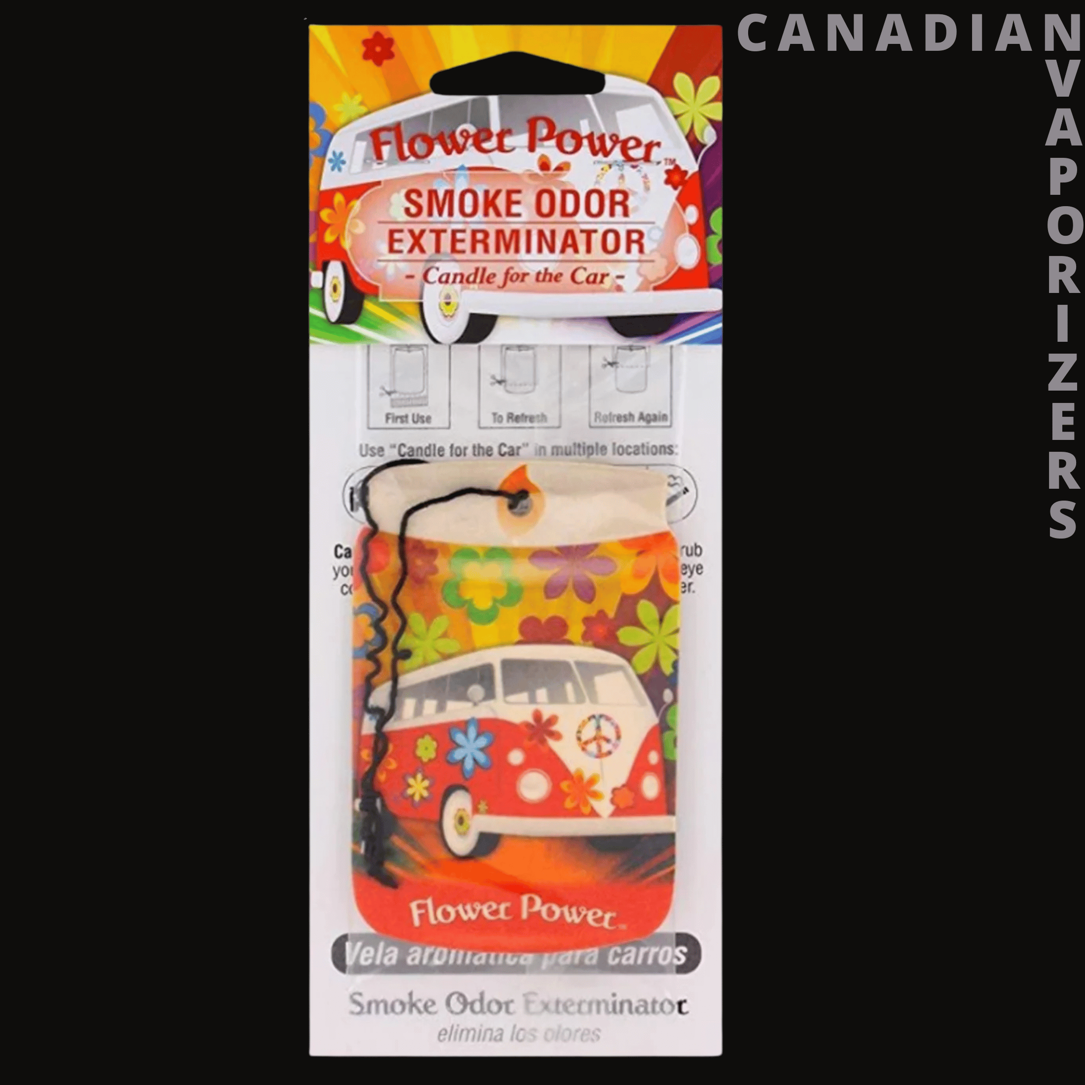 Smoke Odor Flower Power Car Hanger – Canadian Vaporizers