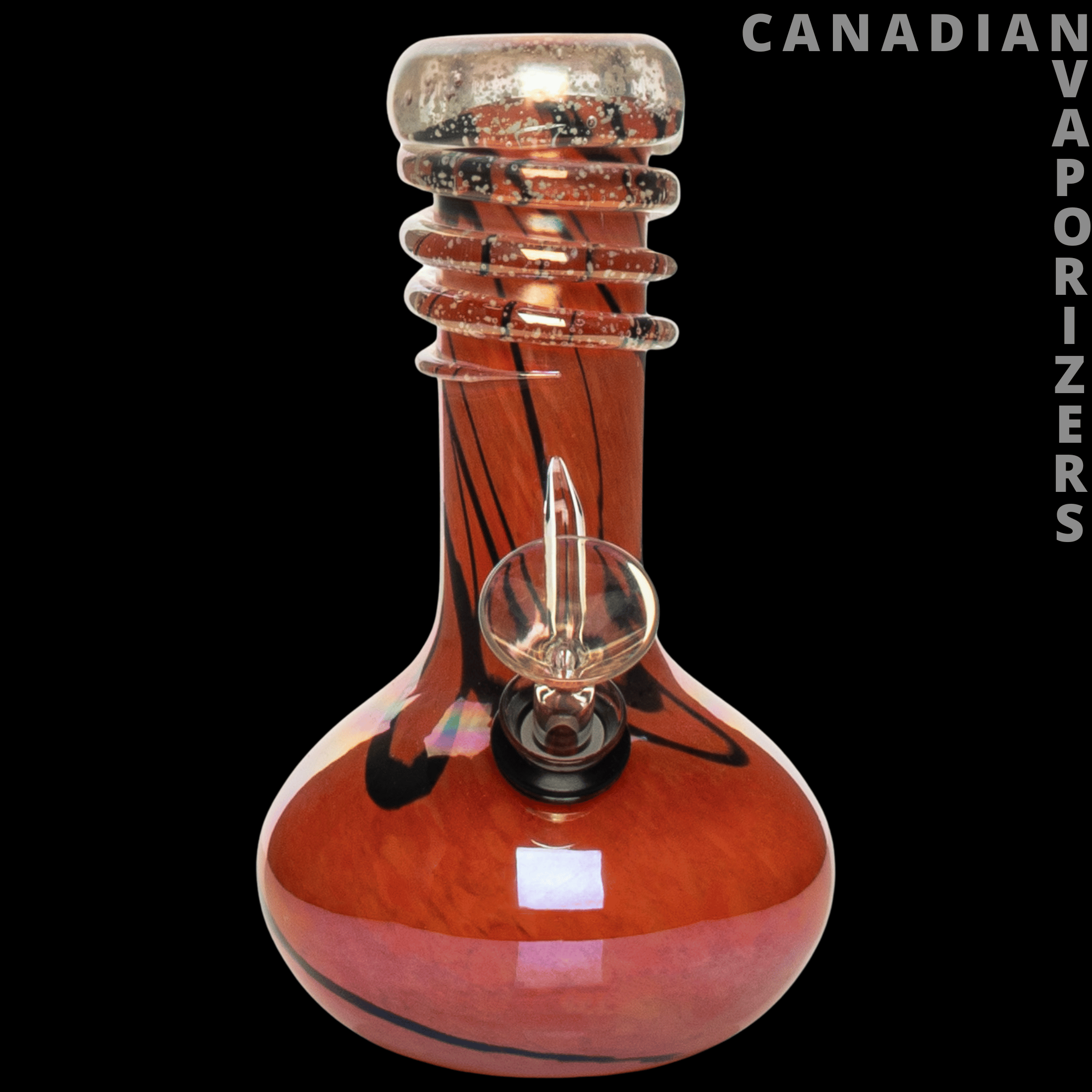 Retro Glass 7" Glow-in-the-Dark Bubble Base Water Pipe – Canadian ...