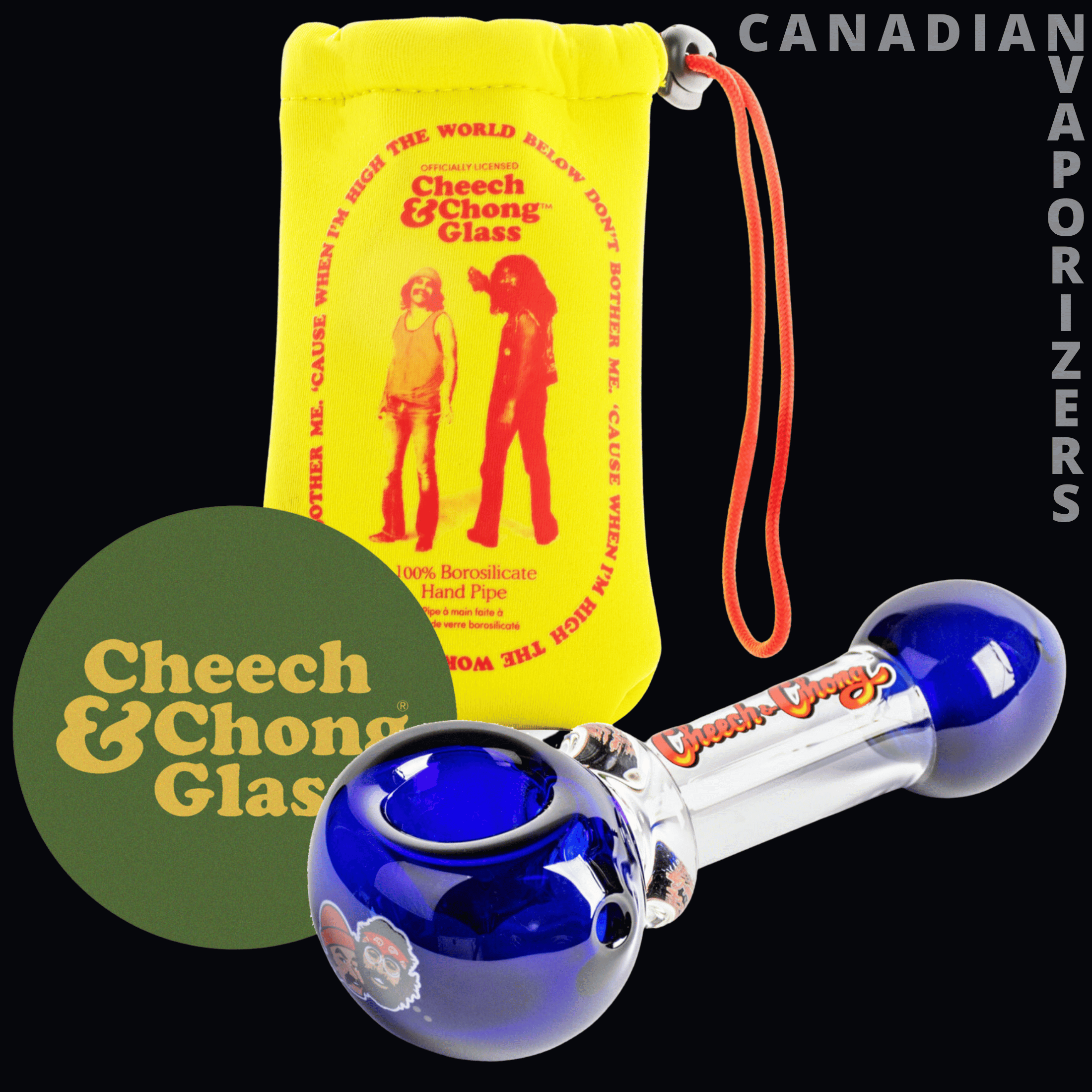 Cheech And Chong Glass 4.5'' Booboo Hand Pipe – Canadian Vaporizers