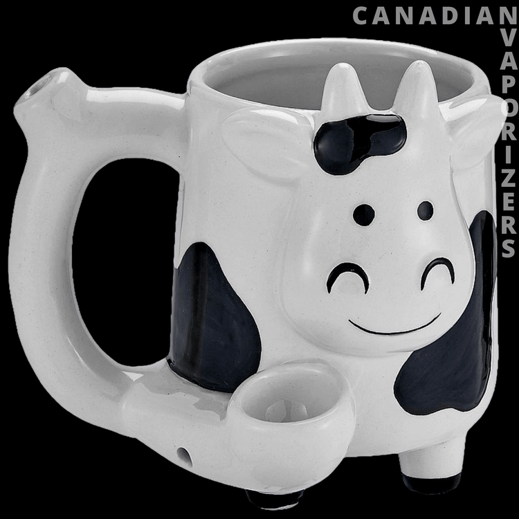 Cow Ceramic Mug Pipe – Canadian Vaporizers