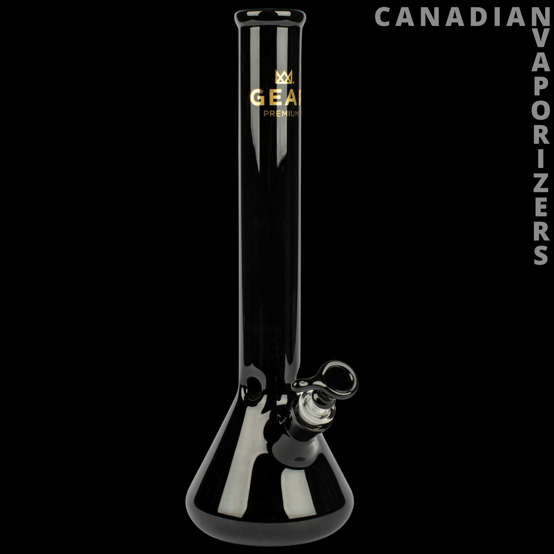 Gear Premium 13" Solid Black Beaker Tube – Canadian Vaporizers