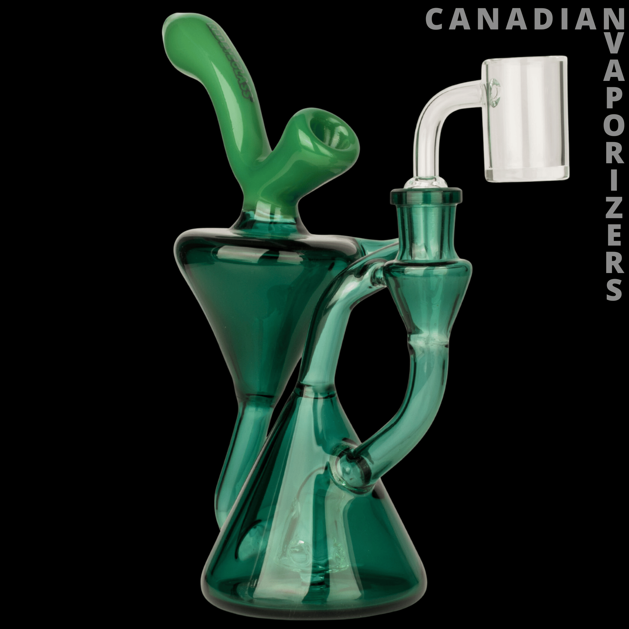 Red Eye Glass 8" Varial Concentrate Recycler – Canadian Vaporizers