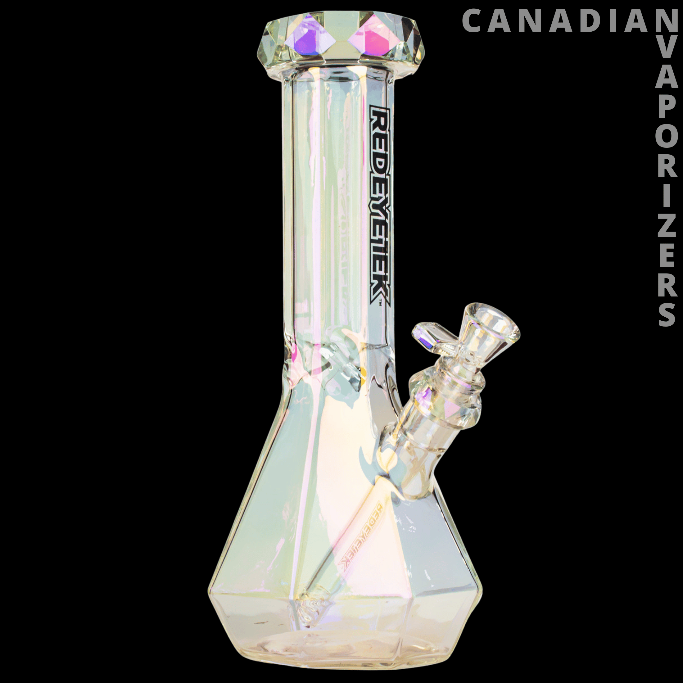 Red Eye Tek 12" Metallic Terminator Finish Orion Beaker Base Water Pip ...