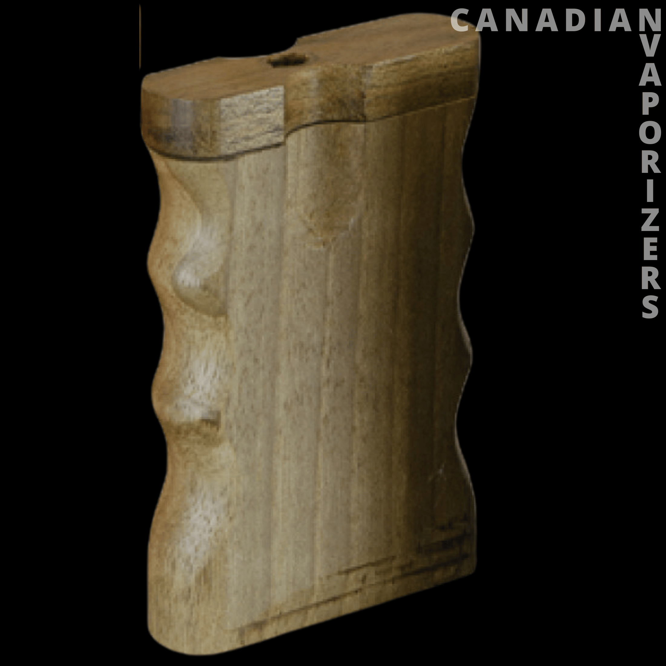 Small Wooden Dugout W/Grip – Canadian Vaporizers
